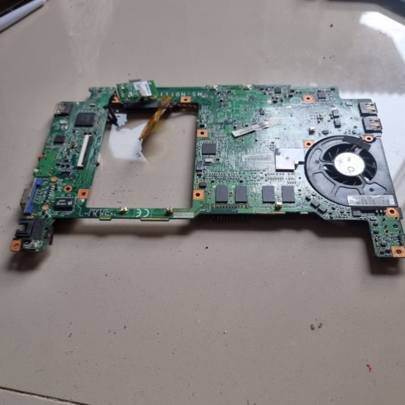 Jual Mesin Motherboard MB Notebook X Ware siap rakit cabutan dari lcd ...