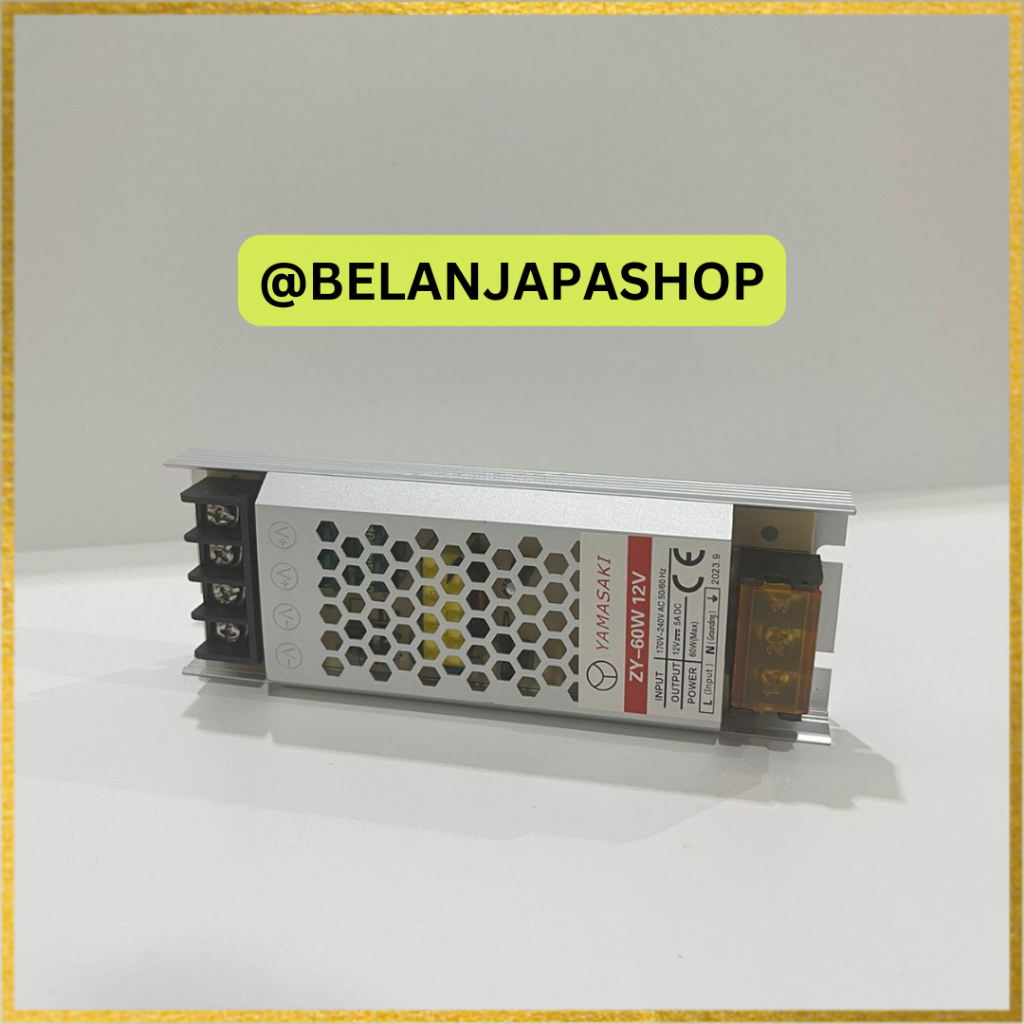 Jual Trafo Adaptor Power Supply - Slim 12V / 5A - PASTI ORI DAN FULL ...
