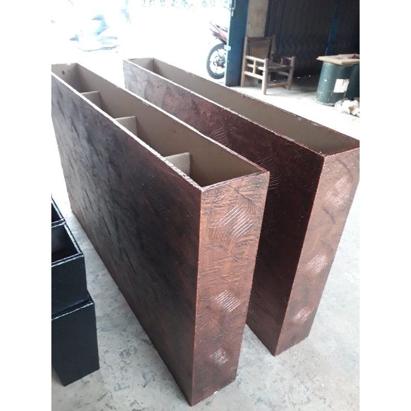 Jual pot kayu partisi panjang 100cm lebar 20cm tinggi 90cm untuk bunga ...