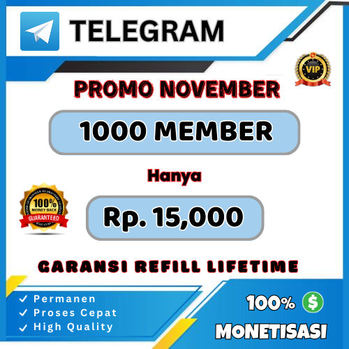 Jual Telegram Grup / Chanel Member - Bergaransi Permanen | Shopee Indonesia
