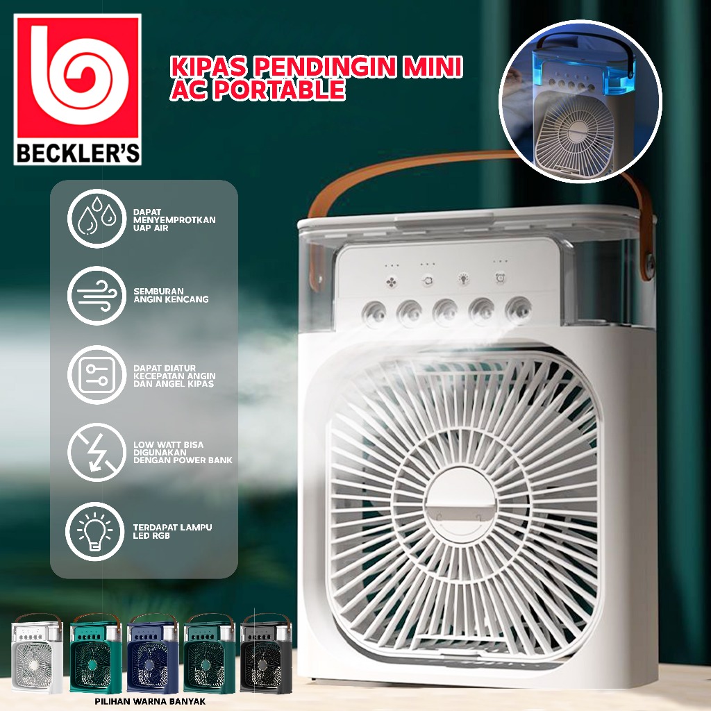 Jual Kipas Angin AC Mini Kipas Pendingin Mini Air Cooler Fan Portable ...