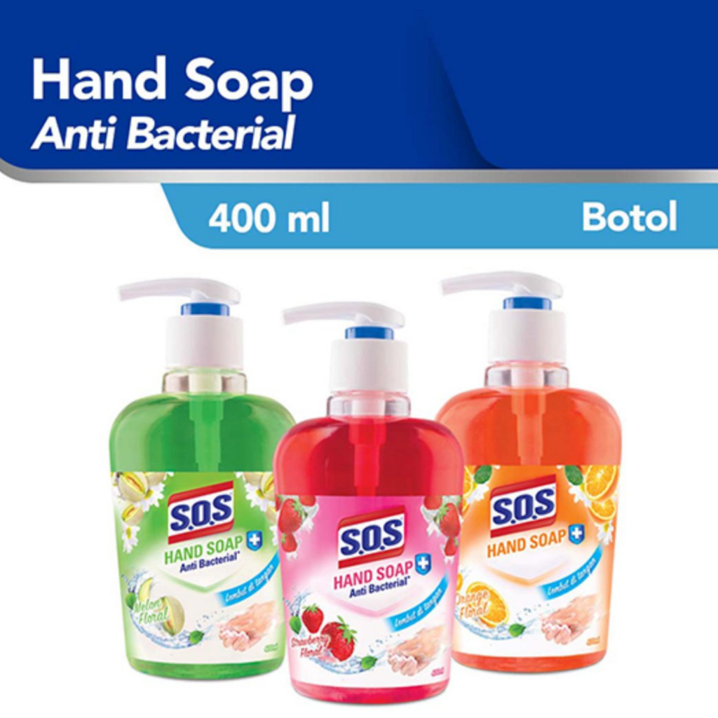 Jual SOS Hand Wash / SOS Sabun Cuci Tangan Botol 400ml | Shopee Indonesia