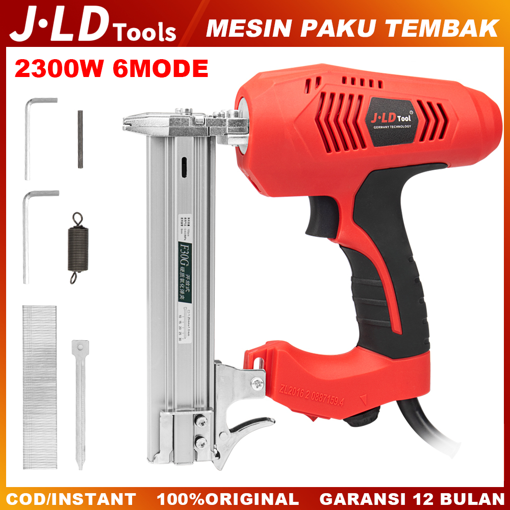 Jual JLD Mesin Paku Tembak 2300W Pneumatic Nailer/Electric Nail Gun/Air Nailer 6Tingkat ...