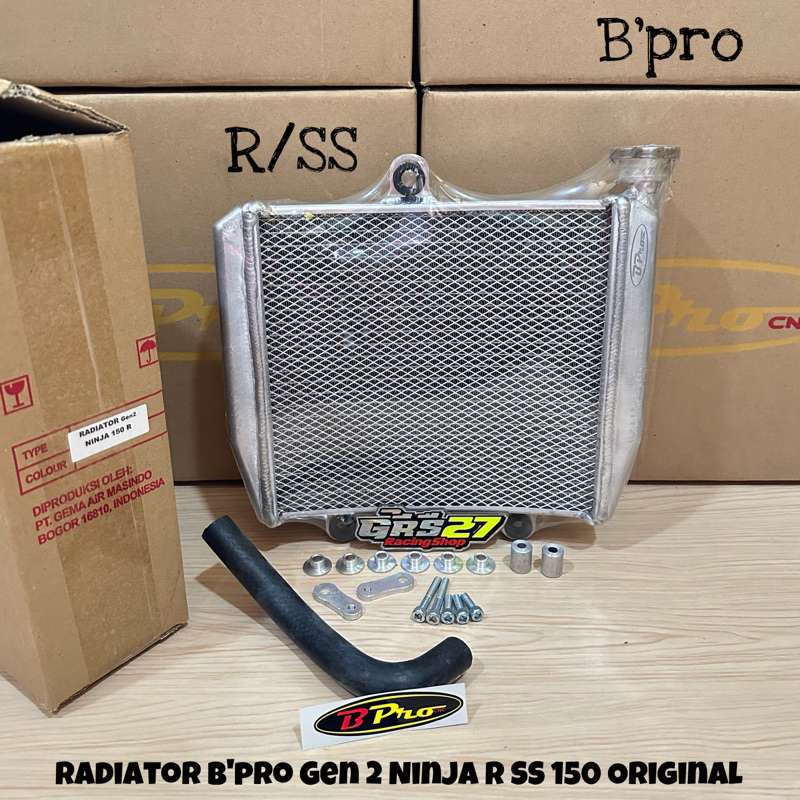 Jual RADIATOR BPRO GEN 2 NINJA R SS 150 NON GAMBOT ORI ORIGINAL BPRO ...