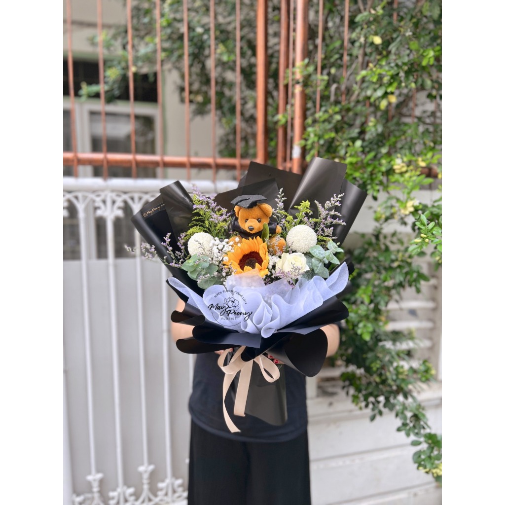 Jual FRESH FLOWER BOUQUET GRADUATION - BUKET BUNGA WISUDA BUKET WISUDA ...