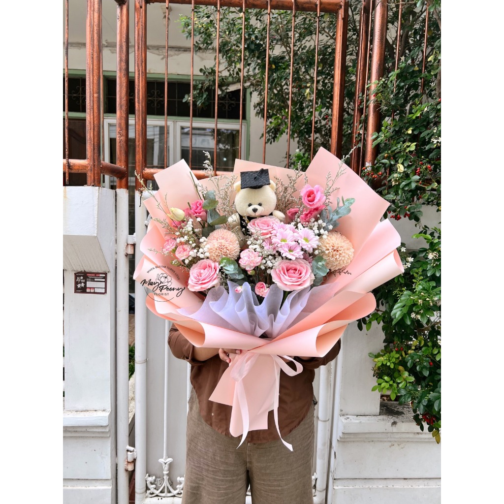 Jual FRESH FLOWER BOUQUET GRADUATION - BUKET BUNGA WISUDA BUKET WISUDA ...