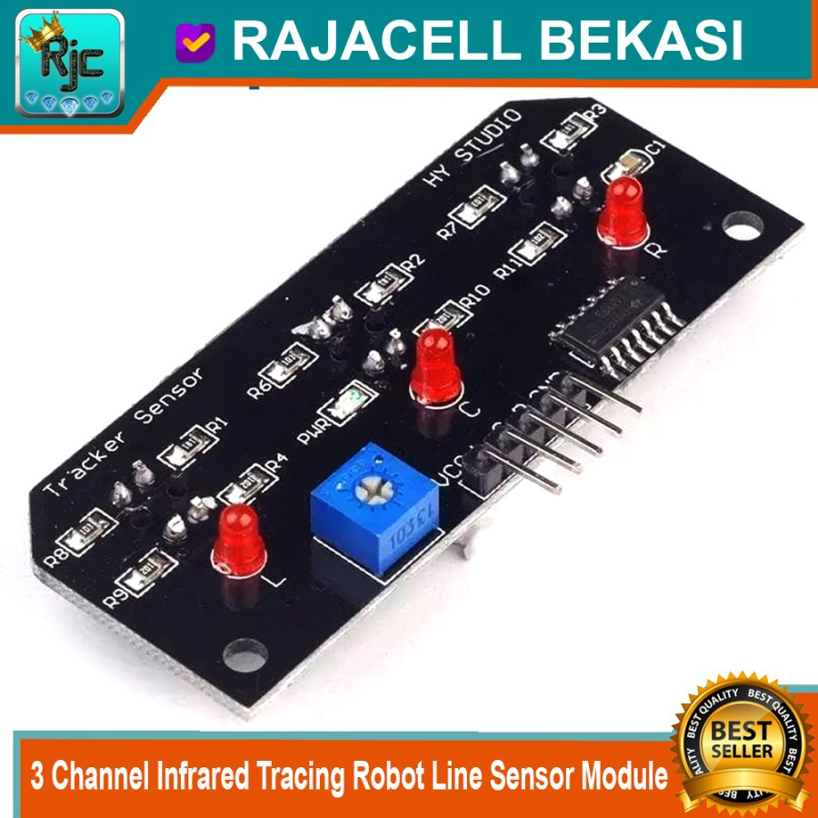 Jual 3 Channel Infrared Tracing Robot Line Follower Avoider Sensor Module | Shopee Indonesia