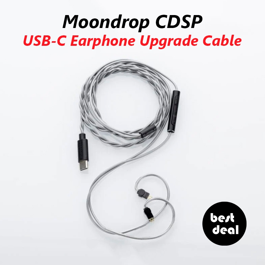Jual Moondrop CDSP USB-C DSP Earphone IEM 2pin Upgrade Cable with Mic ...