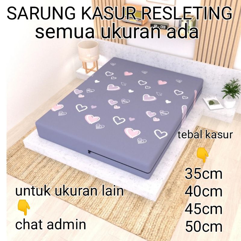 Jual CUSTOM SARUNG KASUR BUSA / SPRINGBED MODEL RESLETING | Shopee ...