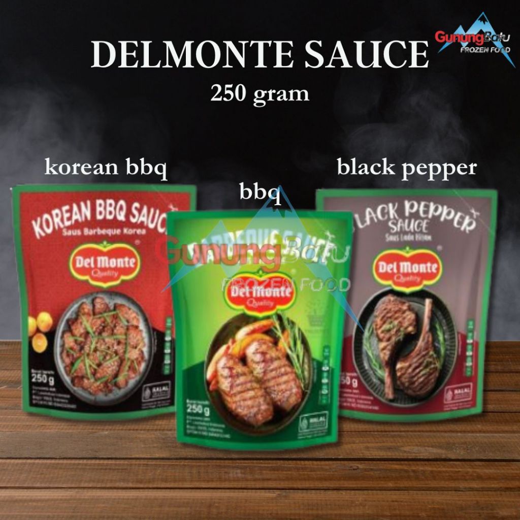 Jual DELMONTE BARBEQUE SAUS 250 GRAM / DELMONTE KOREAN BBQ SAUS 250 ...