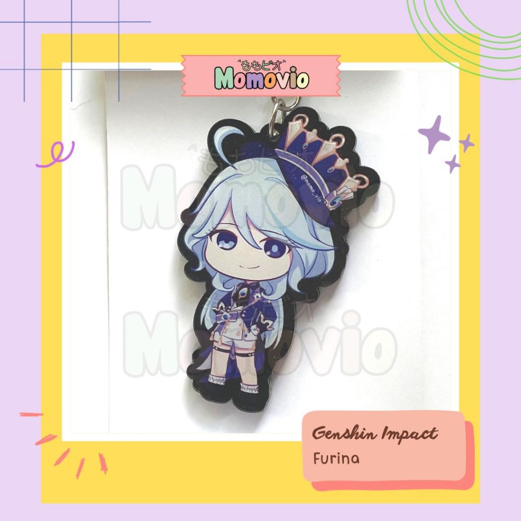Jual Gantungan Kunci Akrilik Genshin Impact Furina Acrylic Keychain | Shopee Indonesia