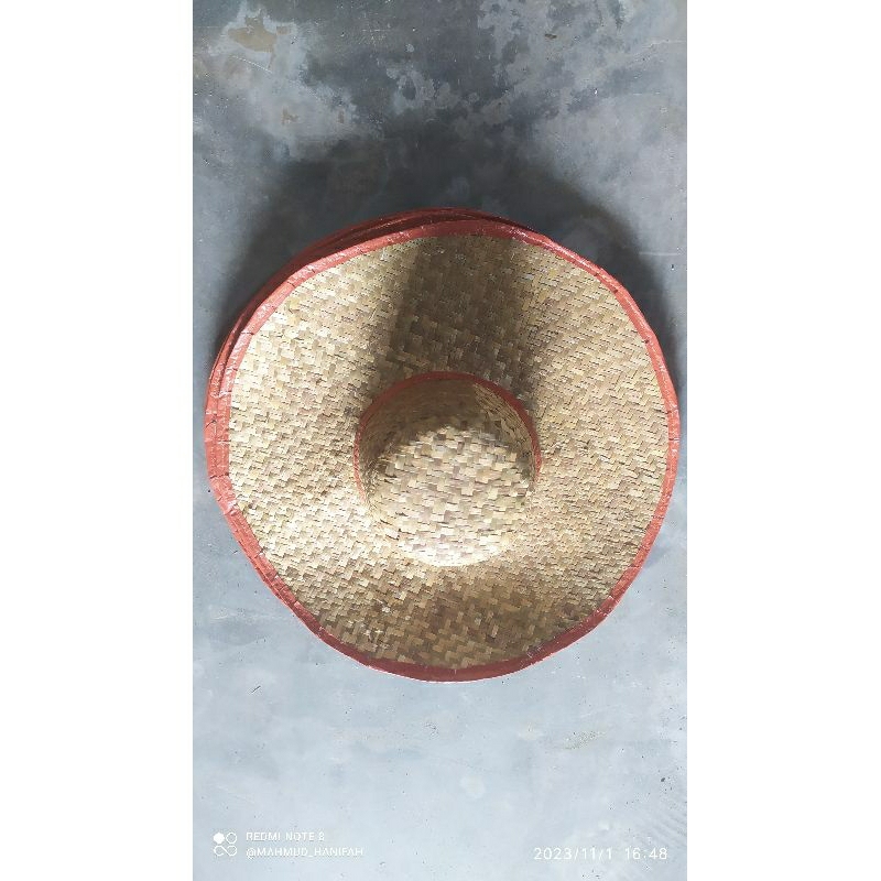 Jual Topi Tani Anyaman Purun Binjai Awet Berkebun Cod Medan Sumatra ...