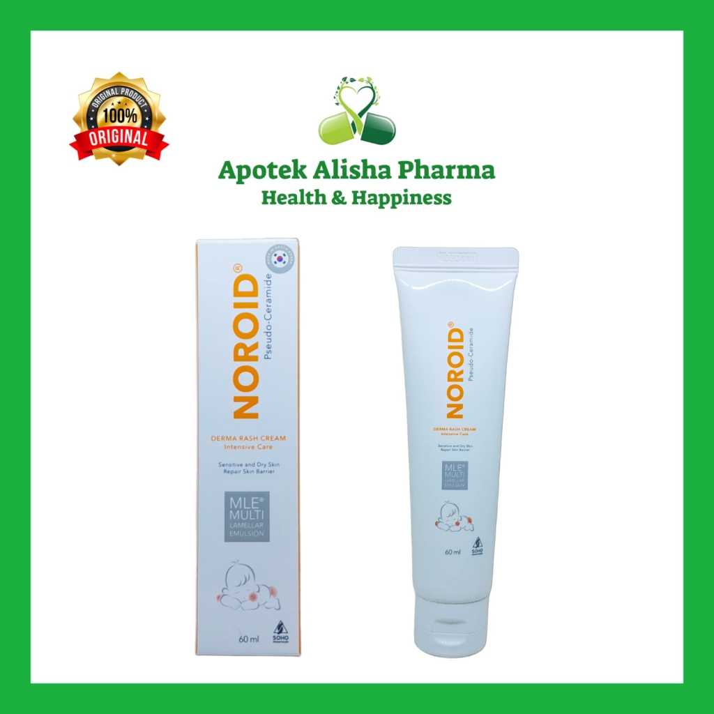 Jual Noroid Derma Rash Cream 60gr - Krim Ruam Popok Bayi / Kulit ...