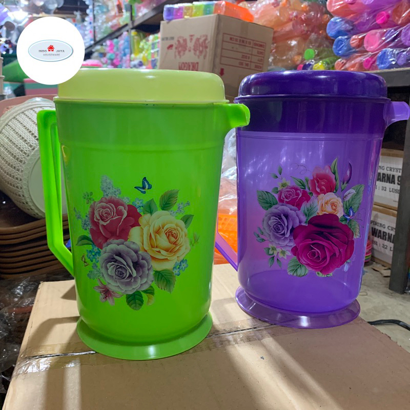 Jual teko jumblo plastik eskan 4,1liter warna bpa free | Shopee Indonesia