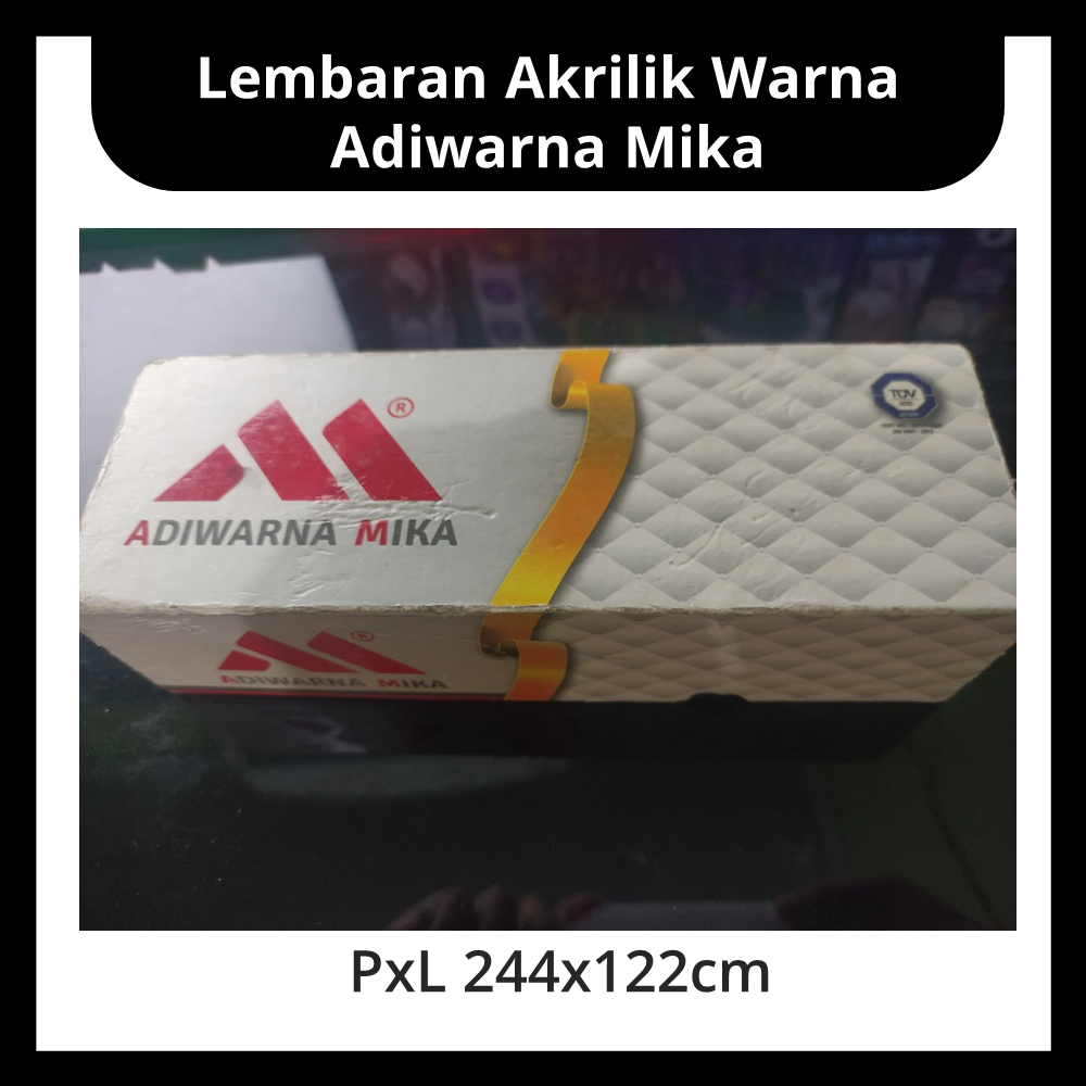 Jual Akrilik Lembaran Warna Bebas Milih Merk Adiwarna Mika PxL ...