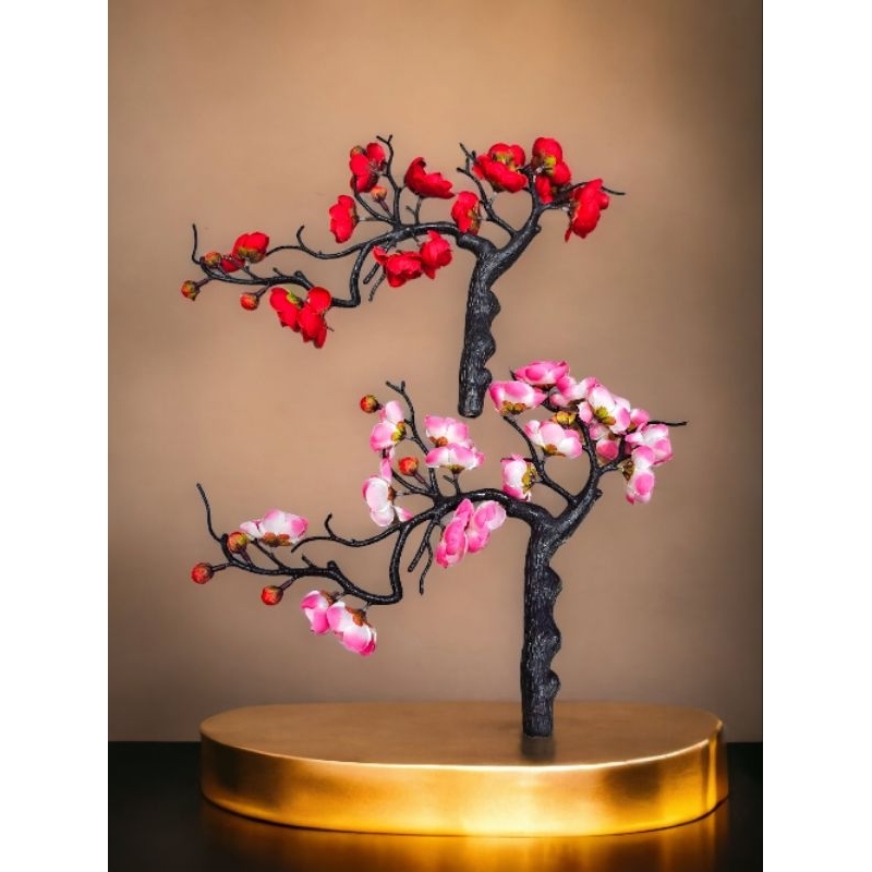 Jual Hiasan Tanaman Bunga Mei Hua Bonsai Plastik Sinchia Sincia Imlek ...
