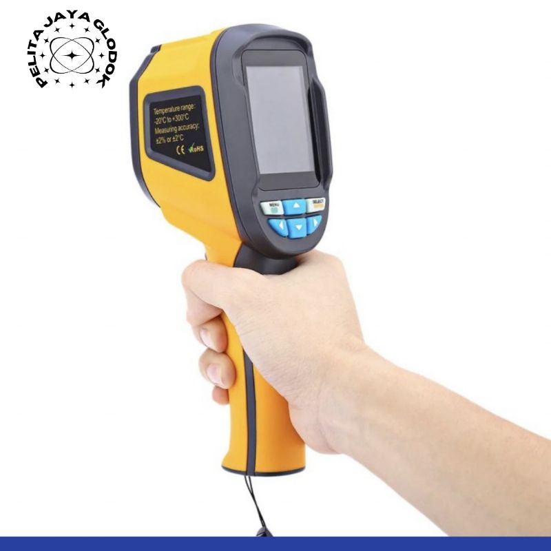 Jual Thermal Camera HTI HT02D Imager Infrared Thermometer Gun HT-02D ...
