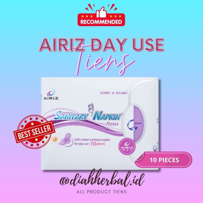 Jual Airiz Day Tiens Pembalut Anti Klorin Septik Iritasi Bocor Gatal ...