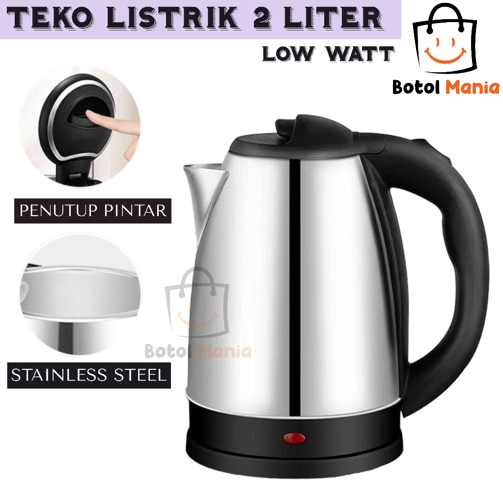 Jual BM - TEKO LISTRIK 2 LITER FULL STAINLESS LOW WATT / PEMANAS AIR ...