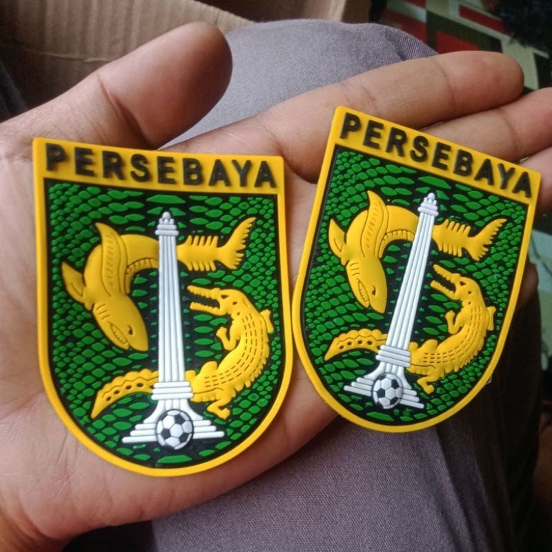 Jual patch Persebaya rubber pres timbul 3D | Shopee Indonesia