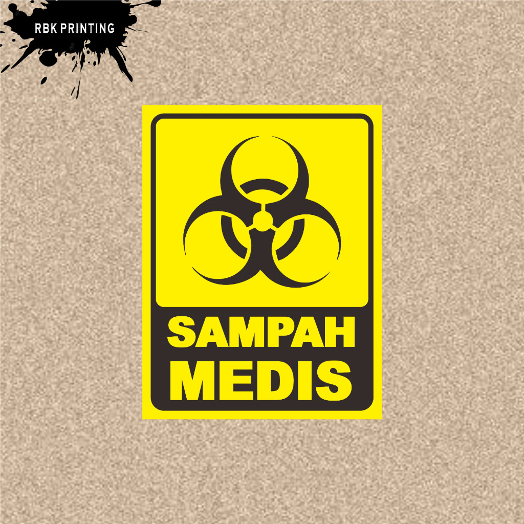 Jual Sticker Tempat Sampah Organik - Non Organik - sampah B3 - Sampah ...