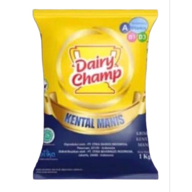 Jual Susu Kental Manis Diary Champ 1 kg | Shopee Indonesia