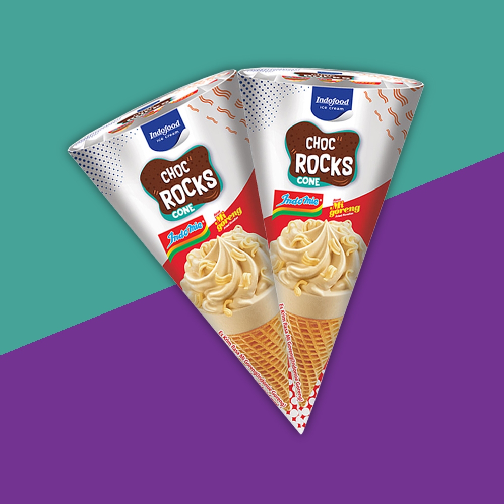 Jual Indofood Ice Cream Choc Rocks Cone Es Krim | Shopee Indonesia