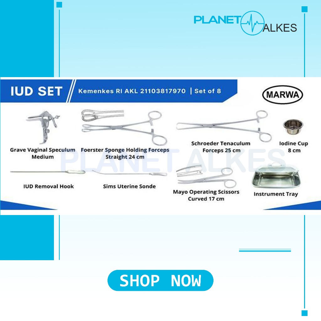 Jual Set IUD Kit Original MARWA / Peralatan KB / Intra Uterine Device ...