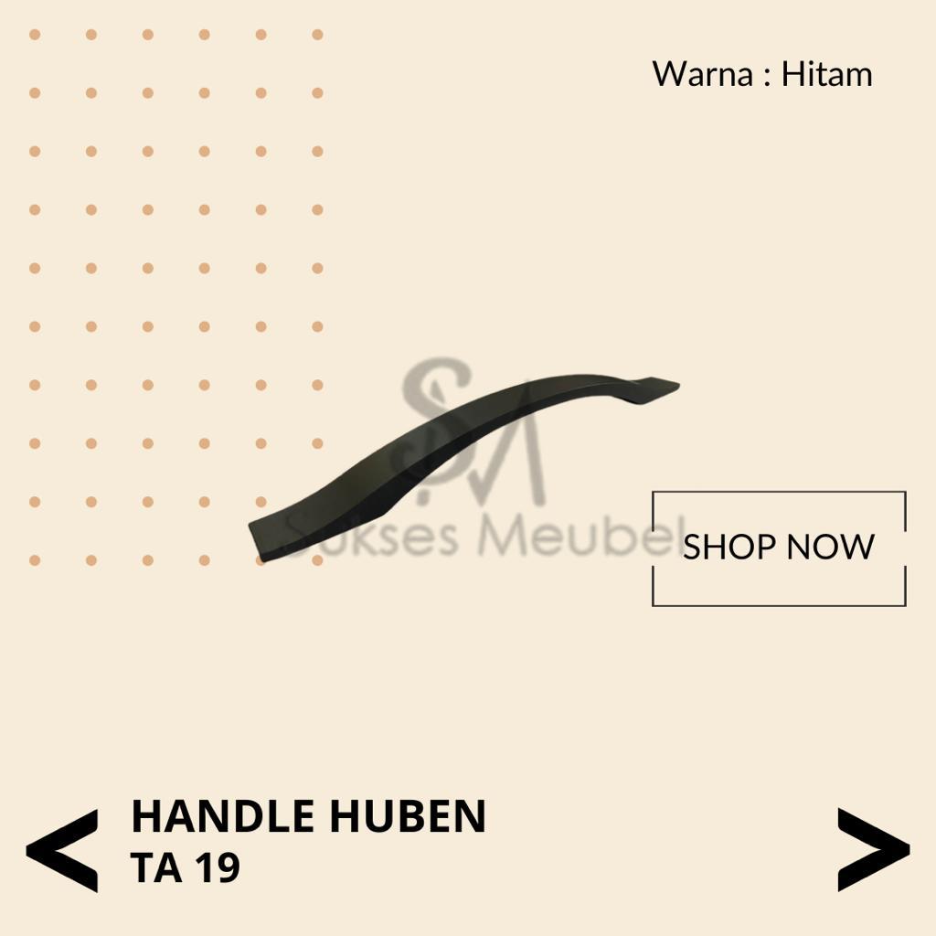Jual HUBEN Handle TA 19 - 128 Hitam | Tarikan Laci / Lemari HUBEN ...