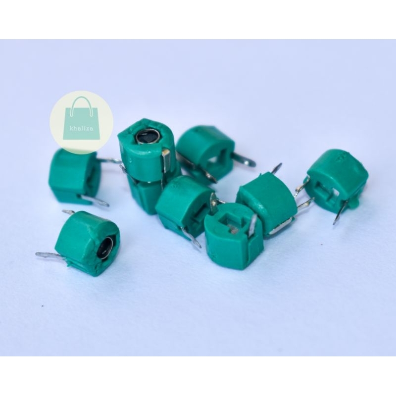 Jual Kapasitor Capasitor Trimmer Variabel Plastik 30pF Hijau | Shopee ...