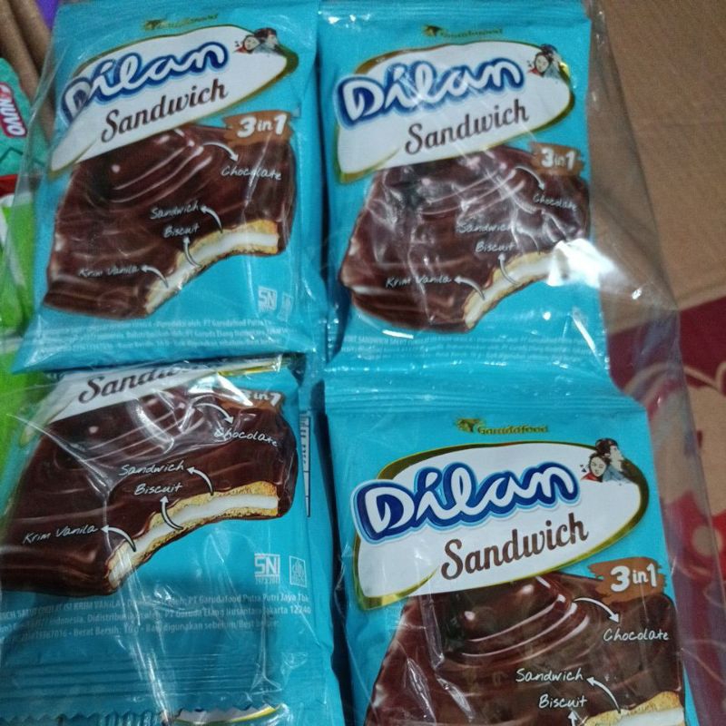 Jual dilan sandwich 3 in 1 isi 20 pcs | Shopee Indonesia