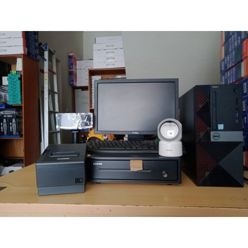 Jual Komputer kasir siap pakai intel core i3 dngn Led Dilengkapi system ipos 5 untuk kasir ...