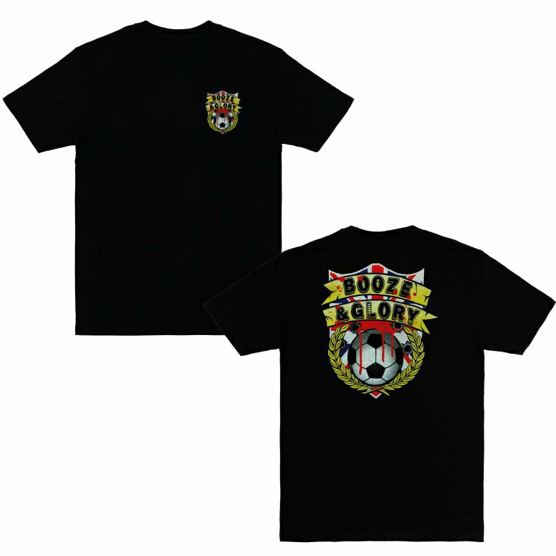 Jual T-shirt Band Booze & Glory - Music & Football / Kaos Band Street Punk London / Baju Band ...