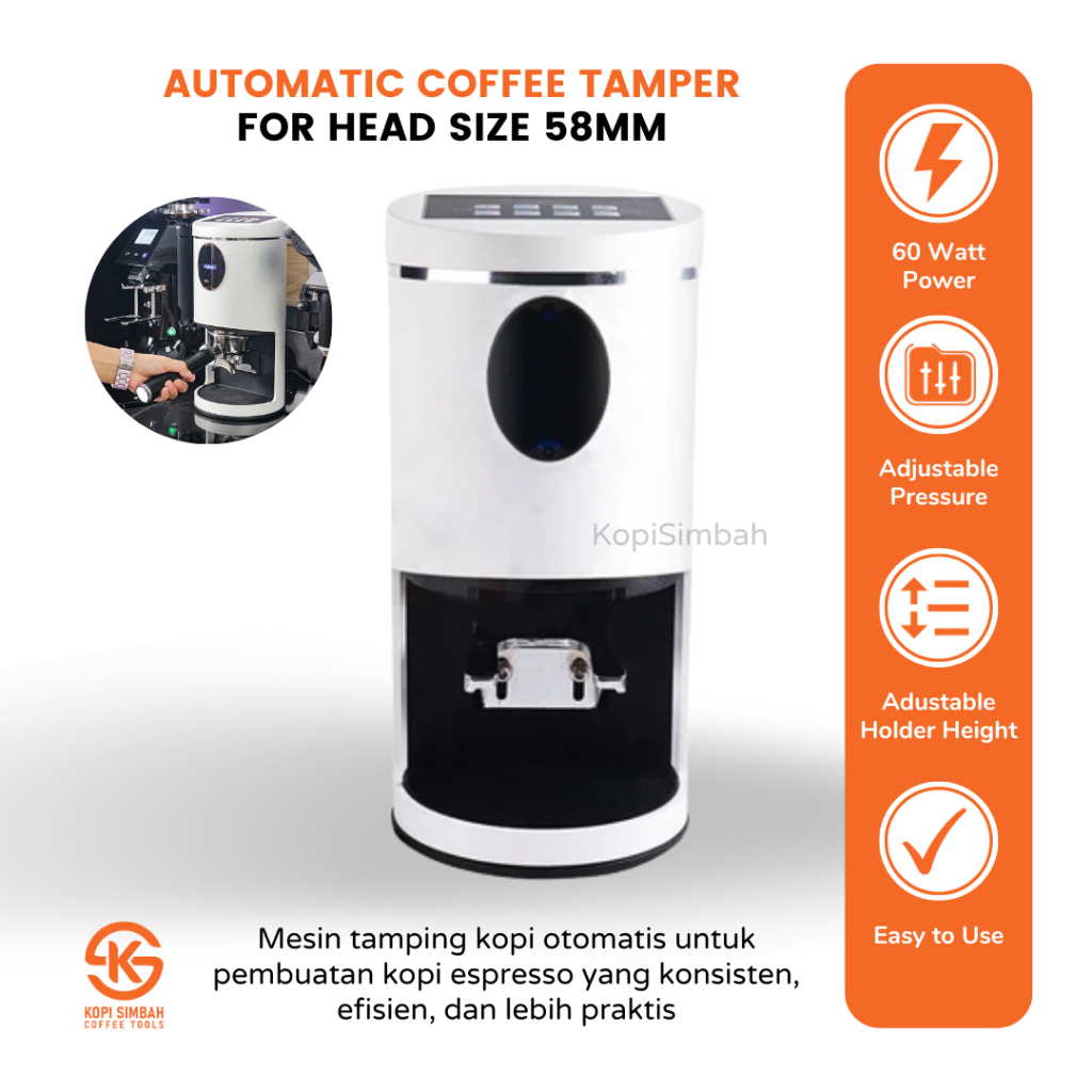 Jual Automatic Coffee Tamper 58 mm Mesin Alat Press Tamping Bubuk Kopi ...