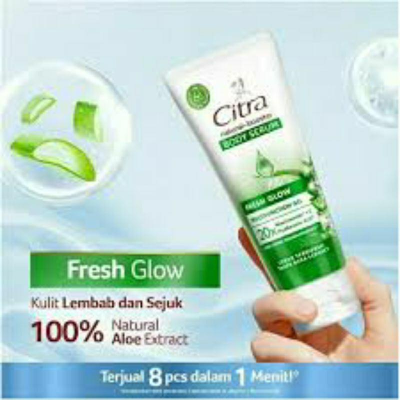 Jual Citra Natural Booster Body Serum Fresh Glow Multifunction Gel Aloe ...