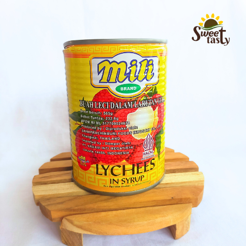 Jual Lychees in Syrup 565gr MILI - Mili Buah Leci Dalam Sirup Kaleng ...