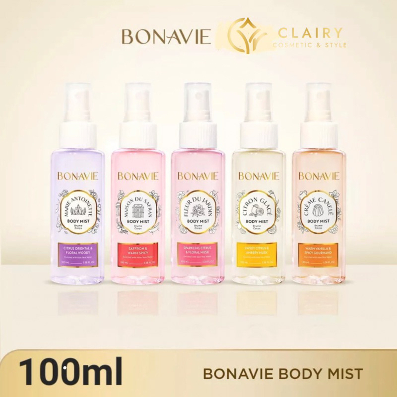 Jual BONAVIE BODY MIST 100ml / creme canele/ marie antoinette/ mainson ...