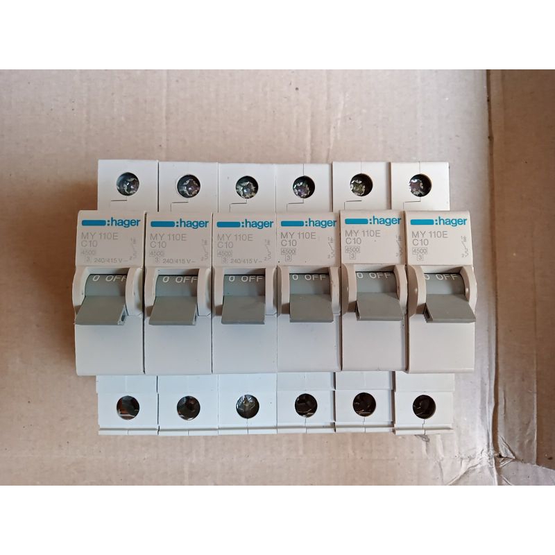 Jual hager MCB 1p type MY 6A, 10A, 16A, 25A | Shopee Indonesia
