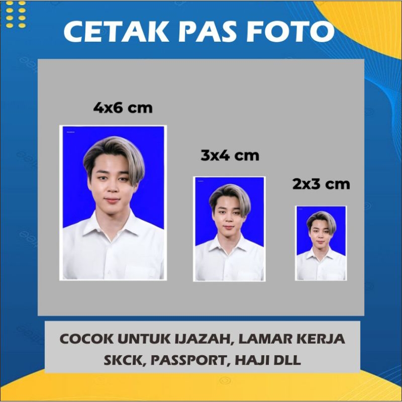 Jual CETAK PAS FOTO 1 HARI JADI (UNTUK IJAZAH CV SKCK BUKU NIKAH DLL) | Shopee Indonesia