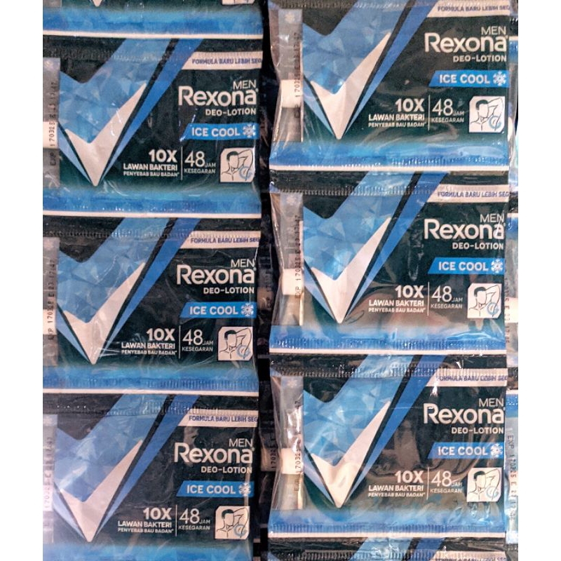Jual Rexona Man Sachet 9g 1 Renceng Isi (12pcs) | Shopee Indonesia