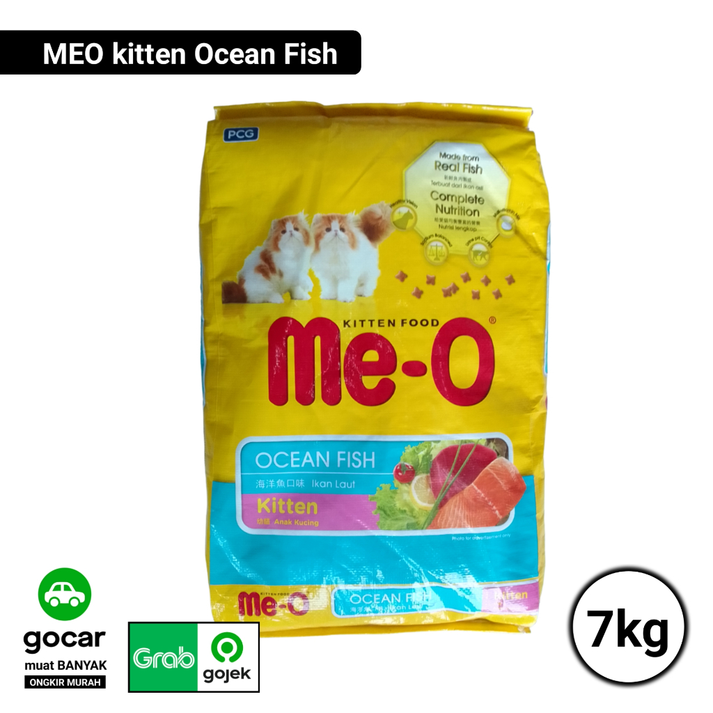 Jual MEO kitten ocean fish 7kg makanan anak kucing FRESH PACK | Shopee ...