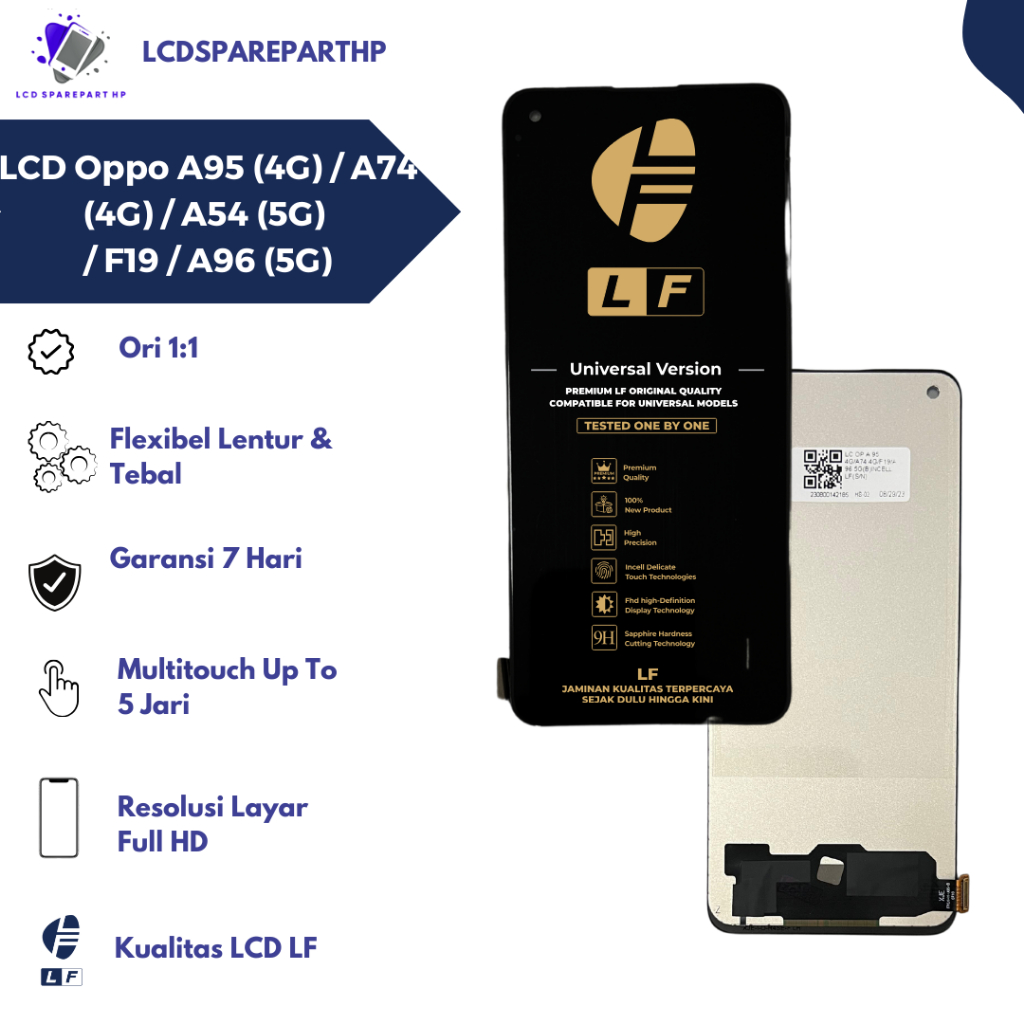 Jual (GARANSI LEM) LCD Oppo A95 (4G) / Oppo A74 (4G) / Reno 7Z / 8Z Fullset Touchscreen | Shopee ...