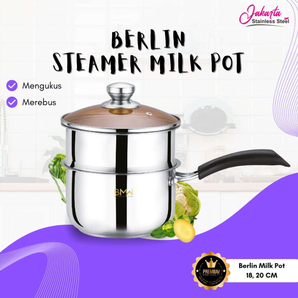 Jual JSS - Panci Kukus Panci Rebus Susun Stainless Steel Panci Goreng ...
