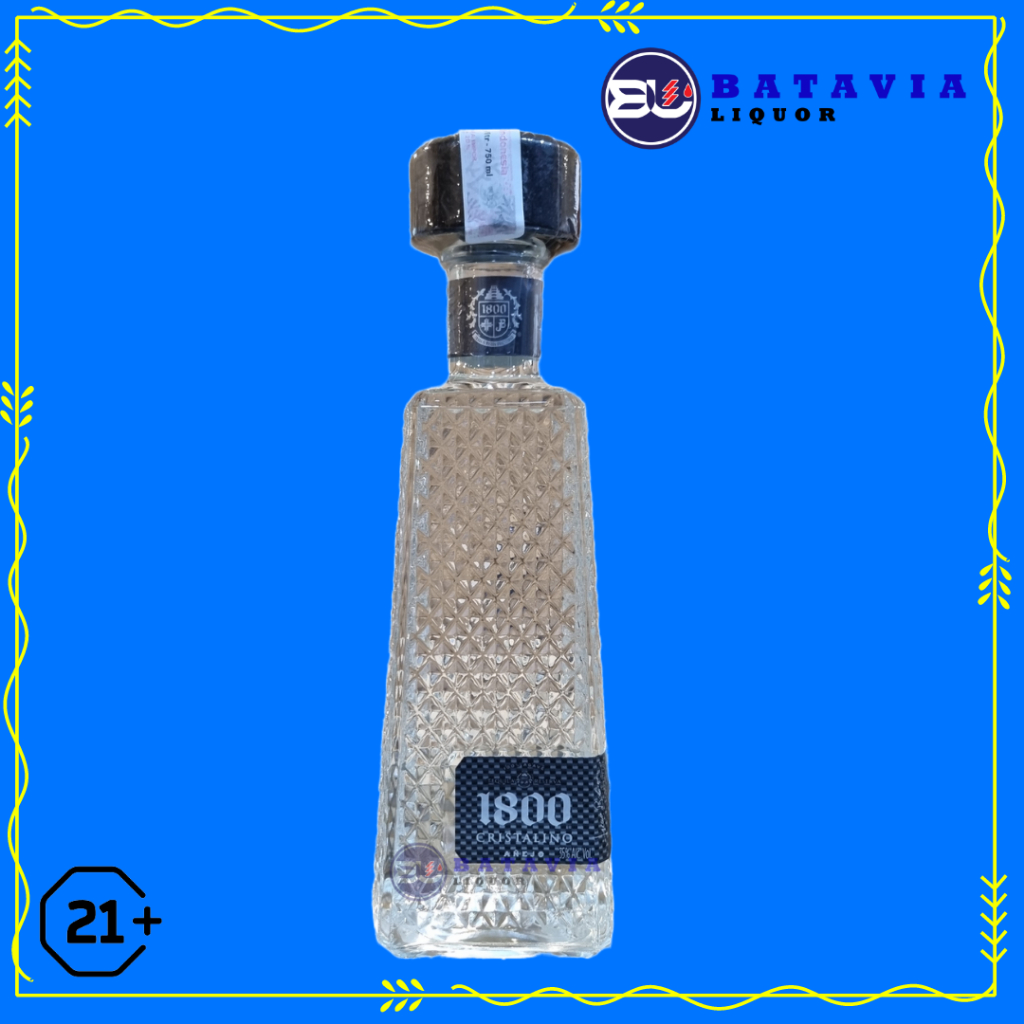 Jual 1800 Cristalino Anejo Tequila 750ml | Shopee Indonesia