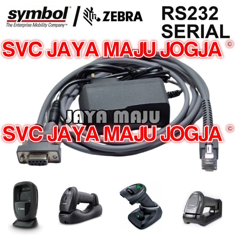 Jual [ SPAREPART 4608 ] KABEL INTERFACE - SERIAL RS232 + ADAPTOR 5V 2A ...