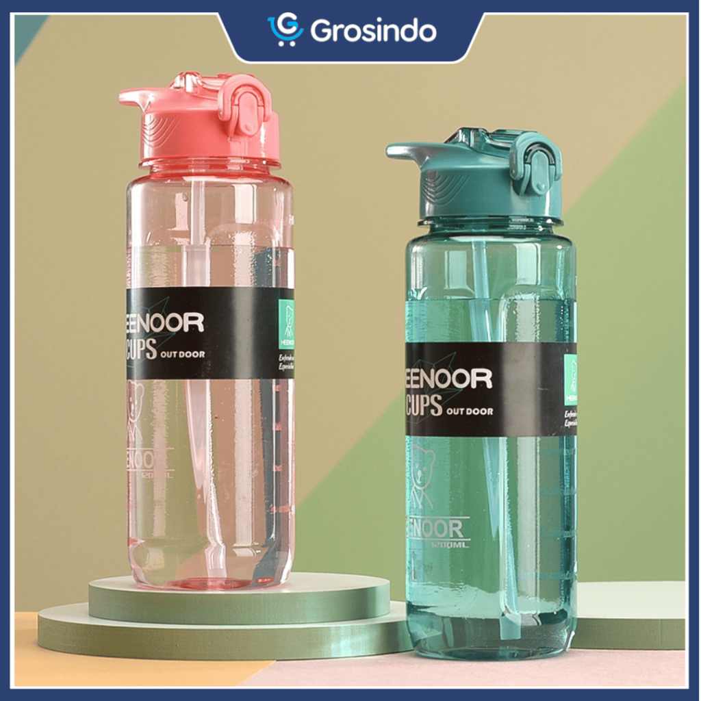 Jual Grosindo Botol Minum Sport Premium Kapasitas Besar 1200ML Cocok ...