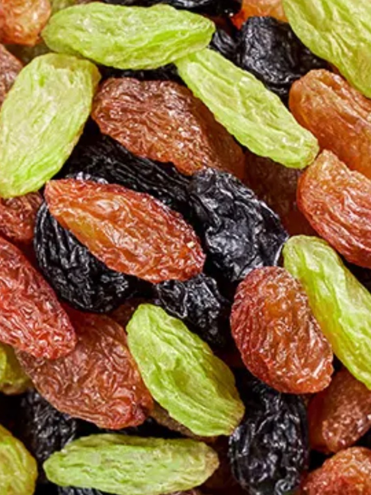 Jual Tricolour Raisins Unsweetened 1kg(1.000gram)/ Kismis Emas, hijau ...