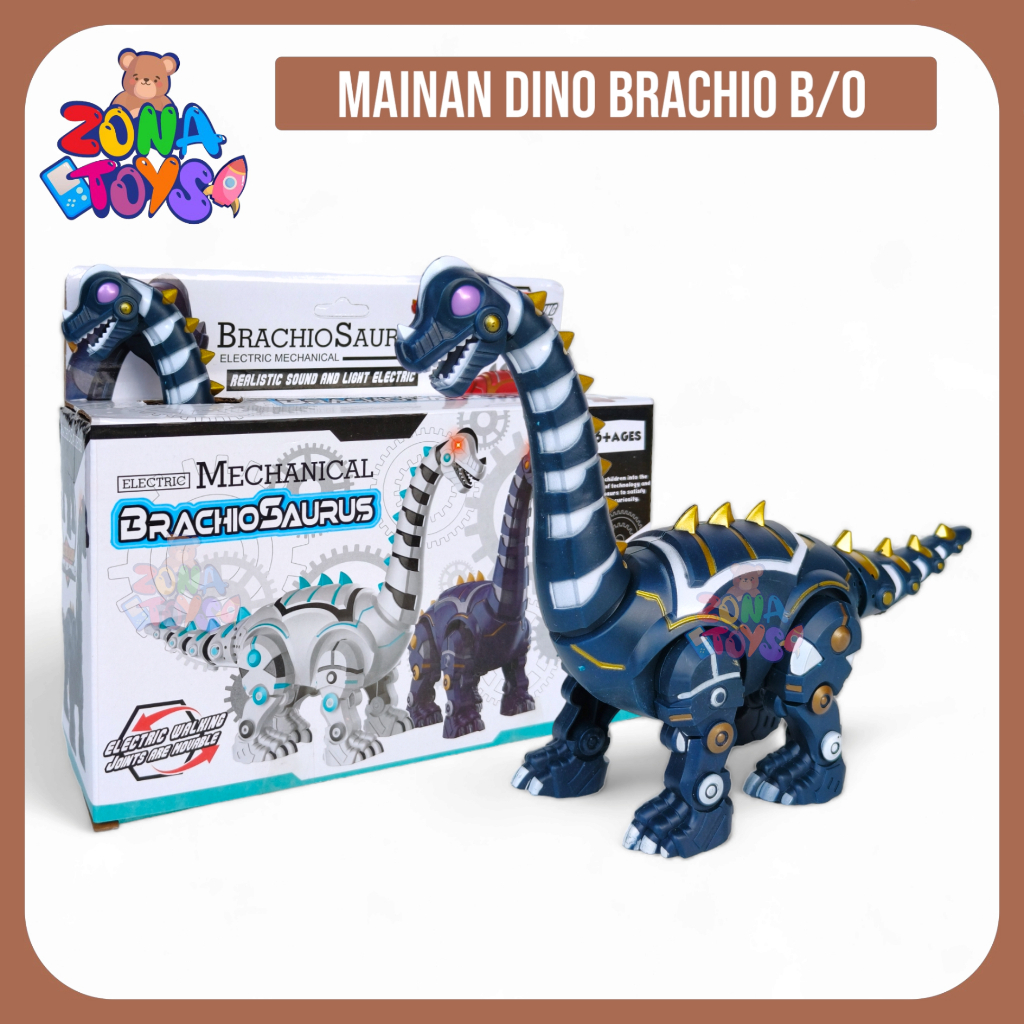 Jual Mainan Anak Dinosaurus Mechanical Brachiosaurus Dino Robot ...