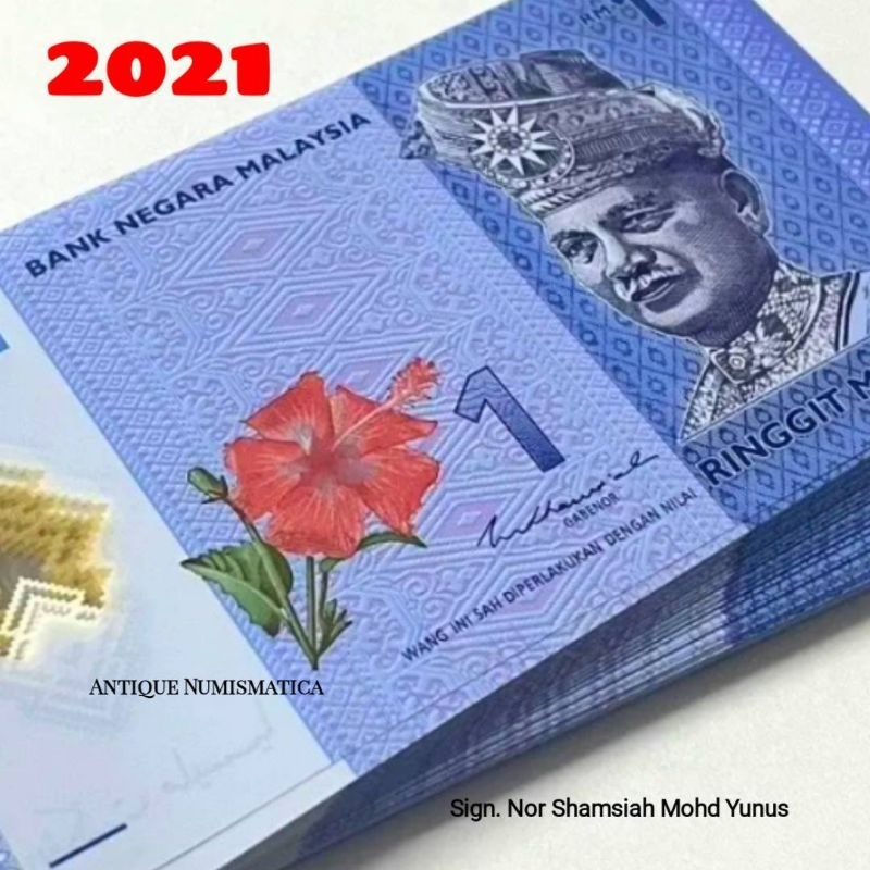 Jual MAHAR NIKAH UANG MALAYSIA 1 RINGGIT UNC Sign. Nor Shamsiah Mohd ...