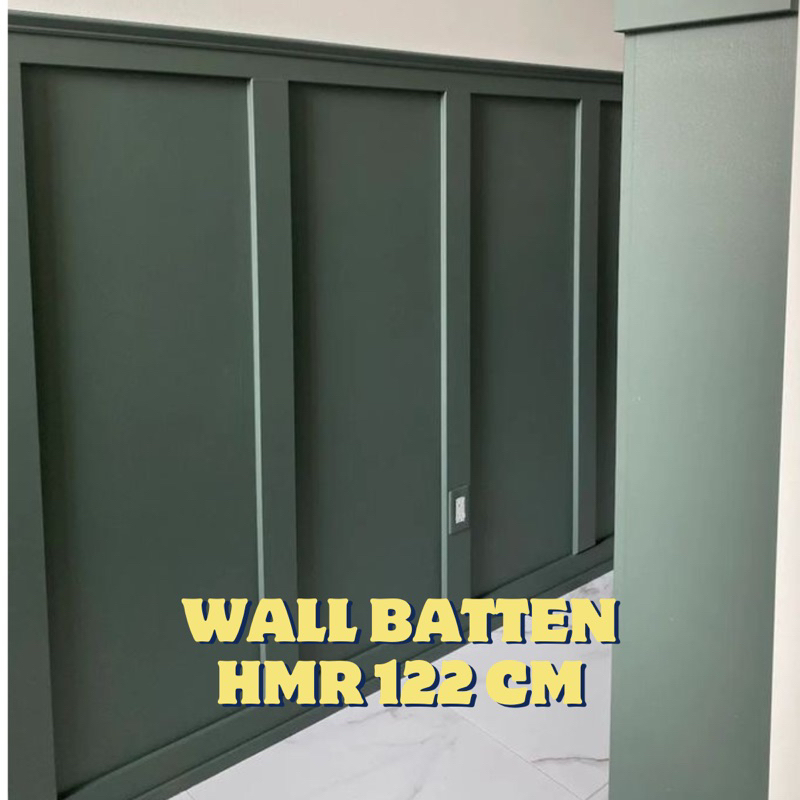 Jual Wall Batten Wall Panel Garis strip HMR Dekorasi Dinding panjang ...